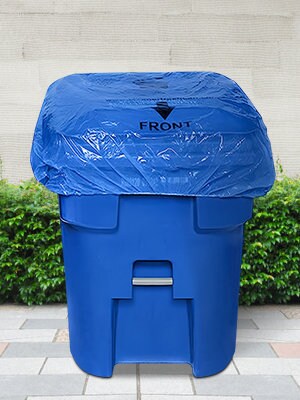 Trash Smell Buster, Trash Can Cover, Odor Eliminating Bag With Elastic ...