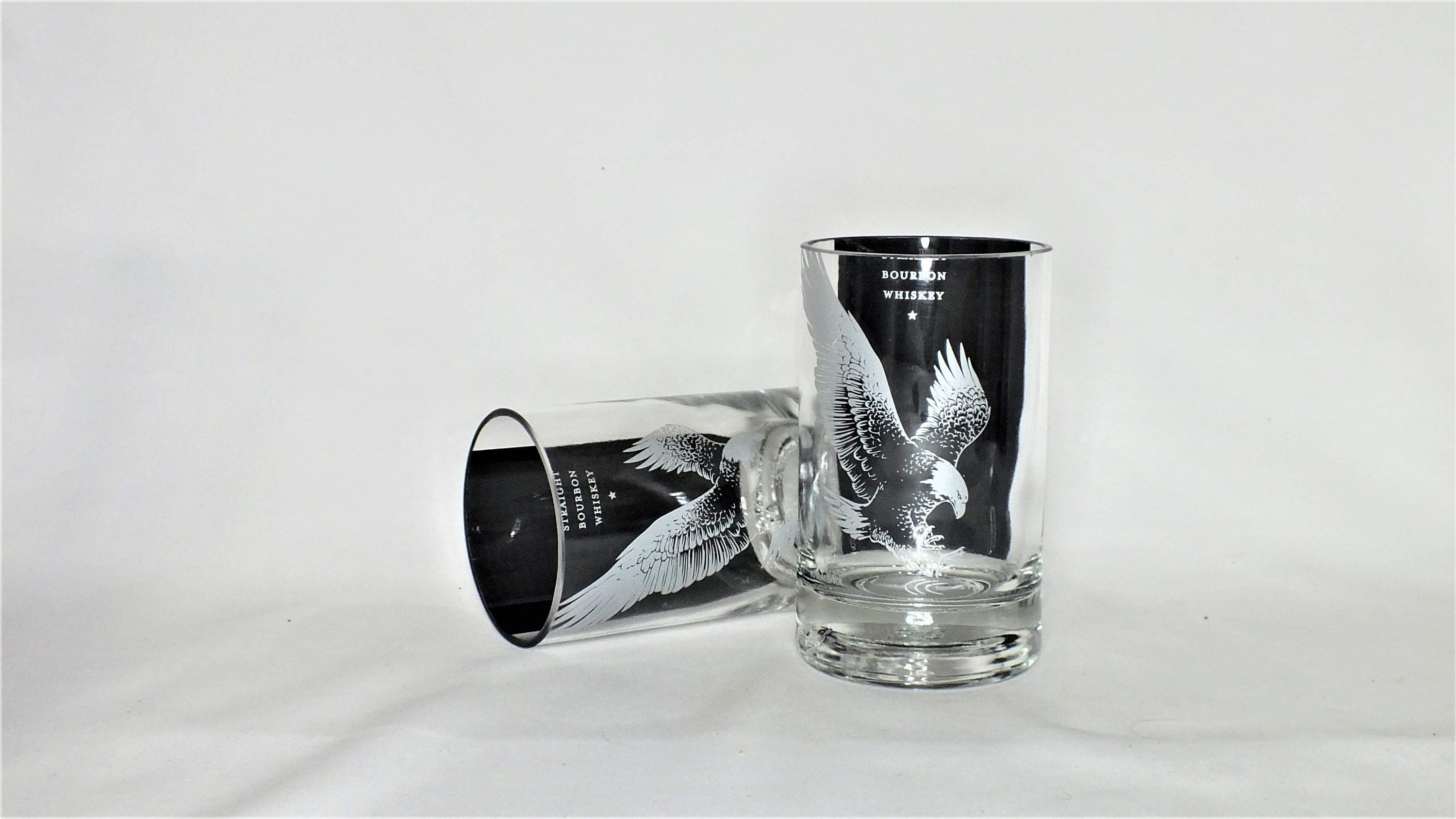 Whiskey Bourbon Rocks Glasses Made From Cut Liquor Bottle - Etsy