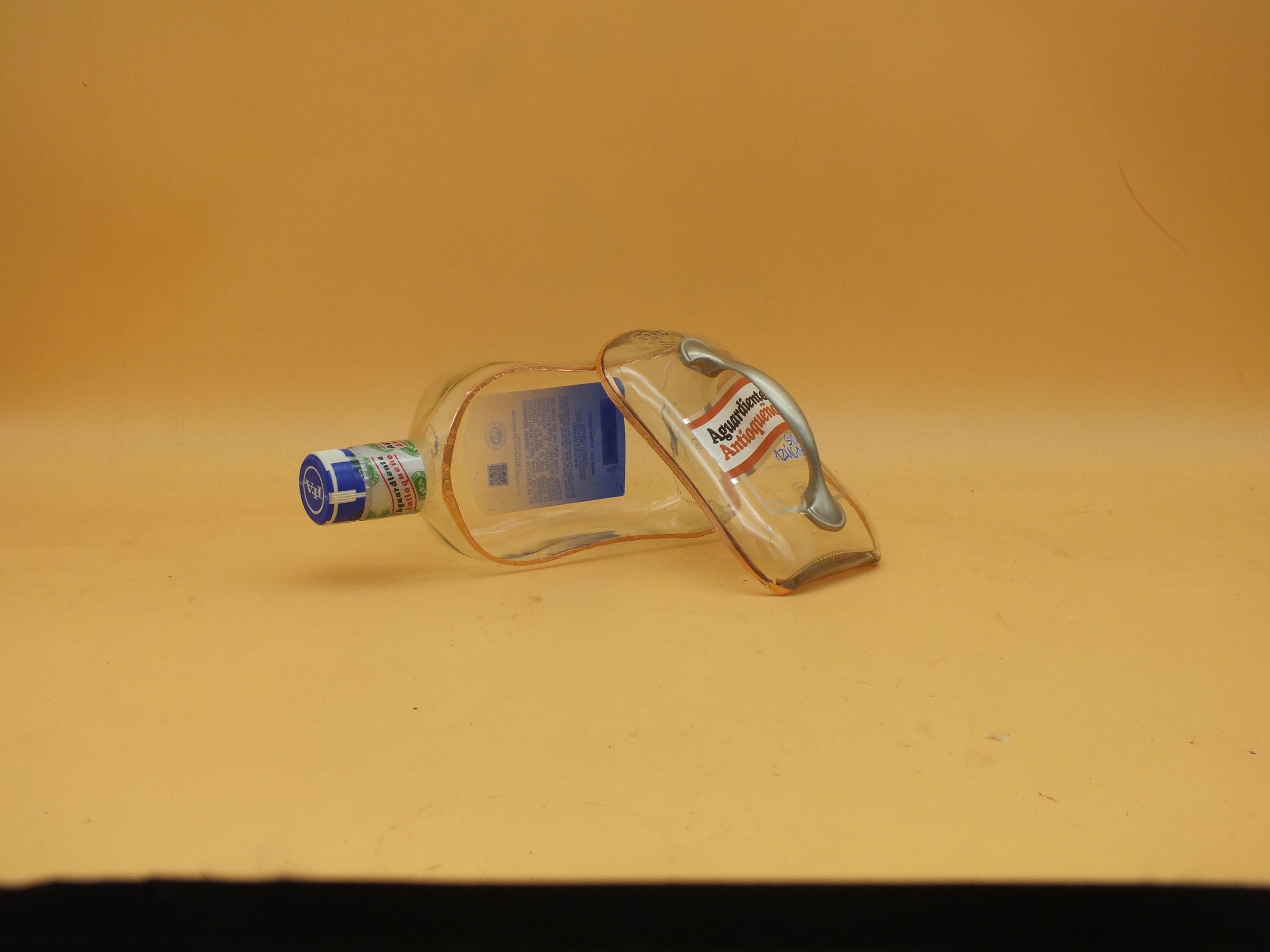 Aguardiente Box, Jewelry Box, Candy Caddy, Cut Bottle, Catch It All - Etsy