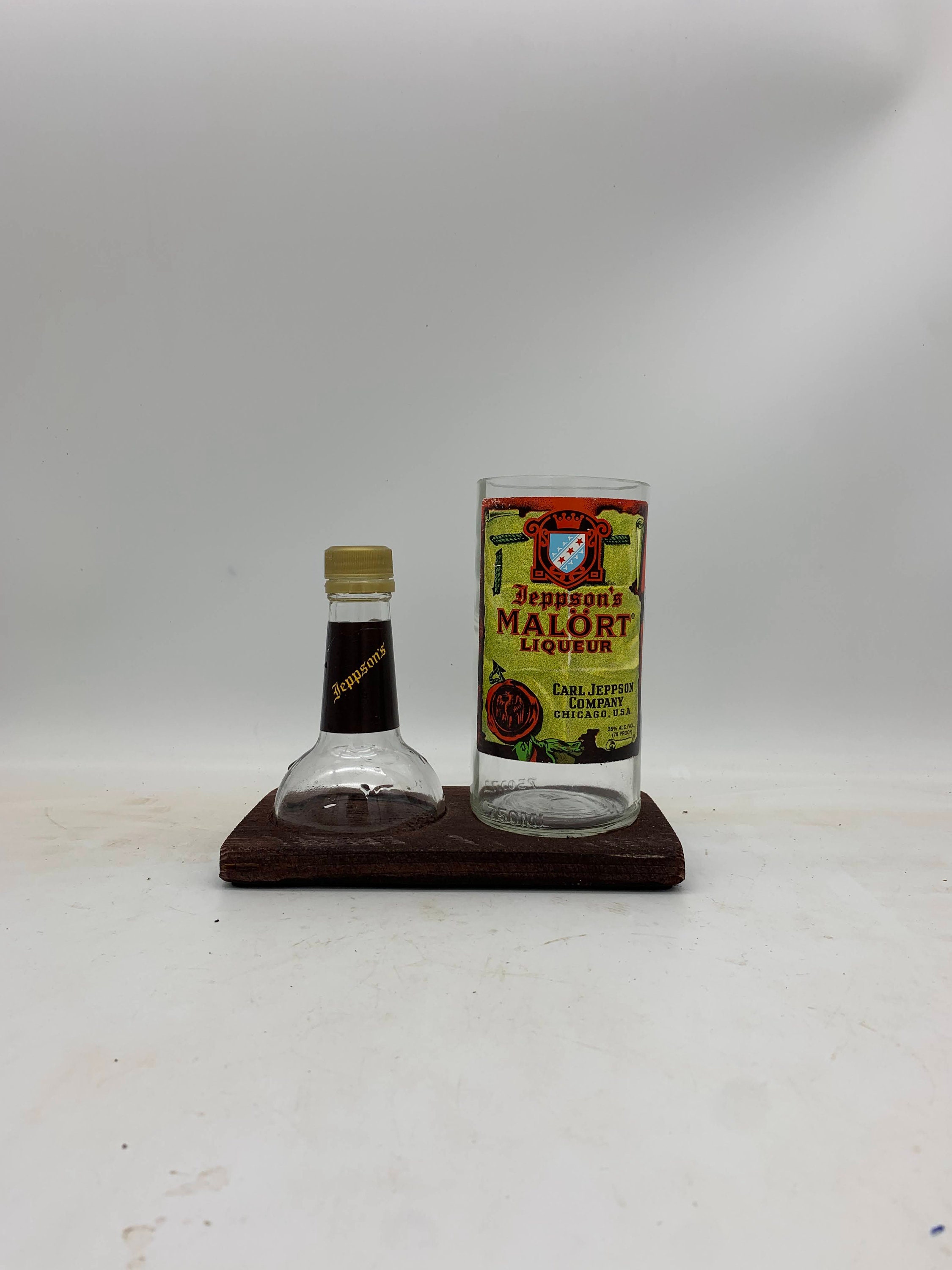 Malort Candle, Scented Soy Wax, Choose the Fragrance, Cut Liquor Bottle ...