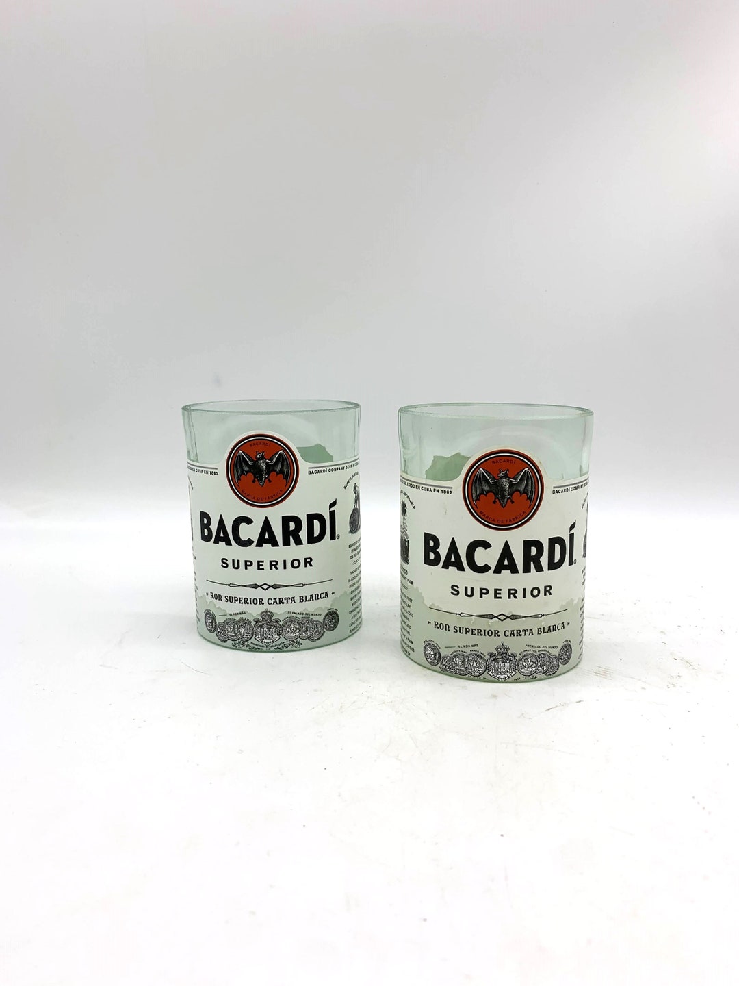 Rum Bottle Candle Screen, Votive, Led Battery Operated, Cut Glass ...