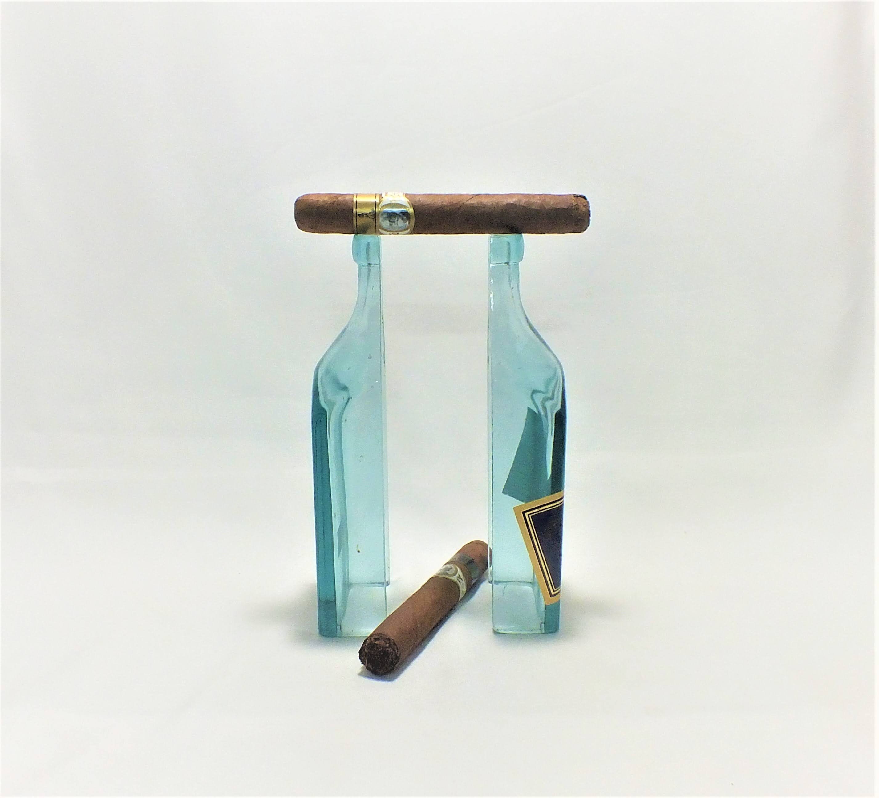 Johnnie Walker Blue Ash Tray Cut Bottle Ashtray Scotch - Etsy