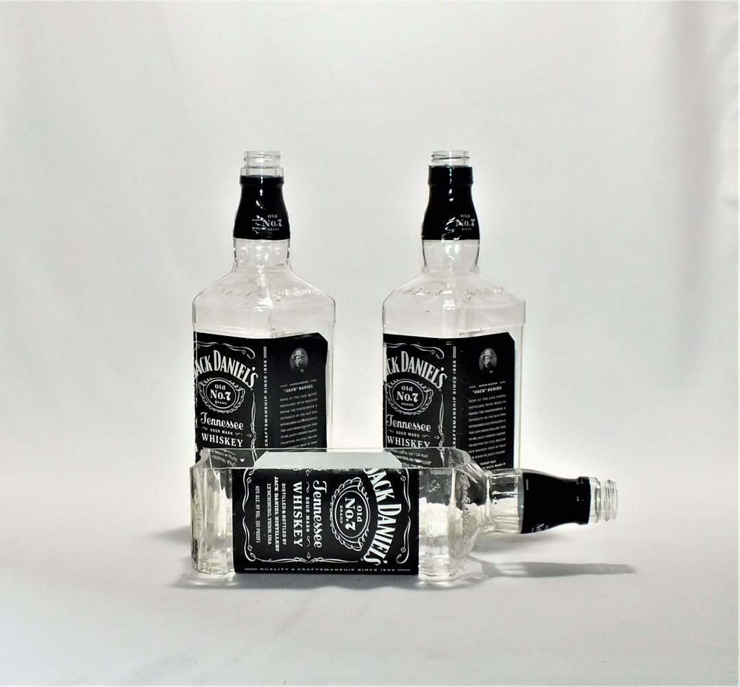 Jack Daniels Planter, Bottle Cut Lengthwise, Liquor, Crafts, Serving ...