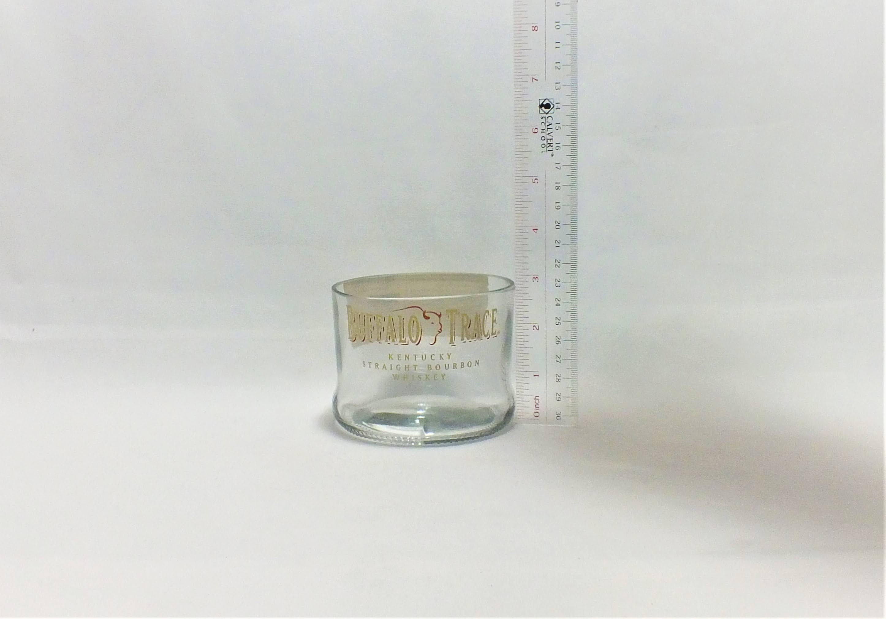 Whiskey Bourbon Rocks Glasses Made From Cut Liquor Bottle - Etsy