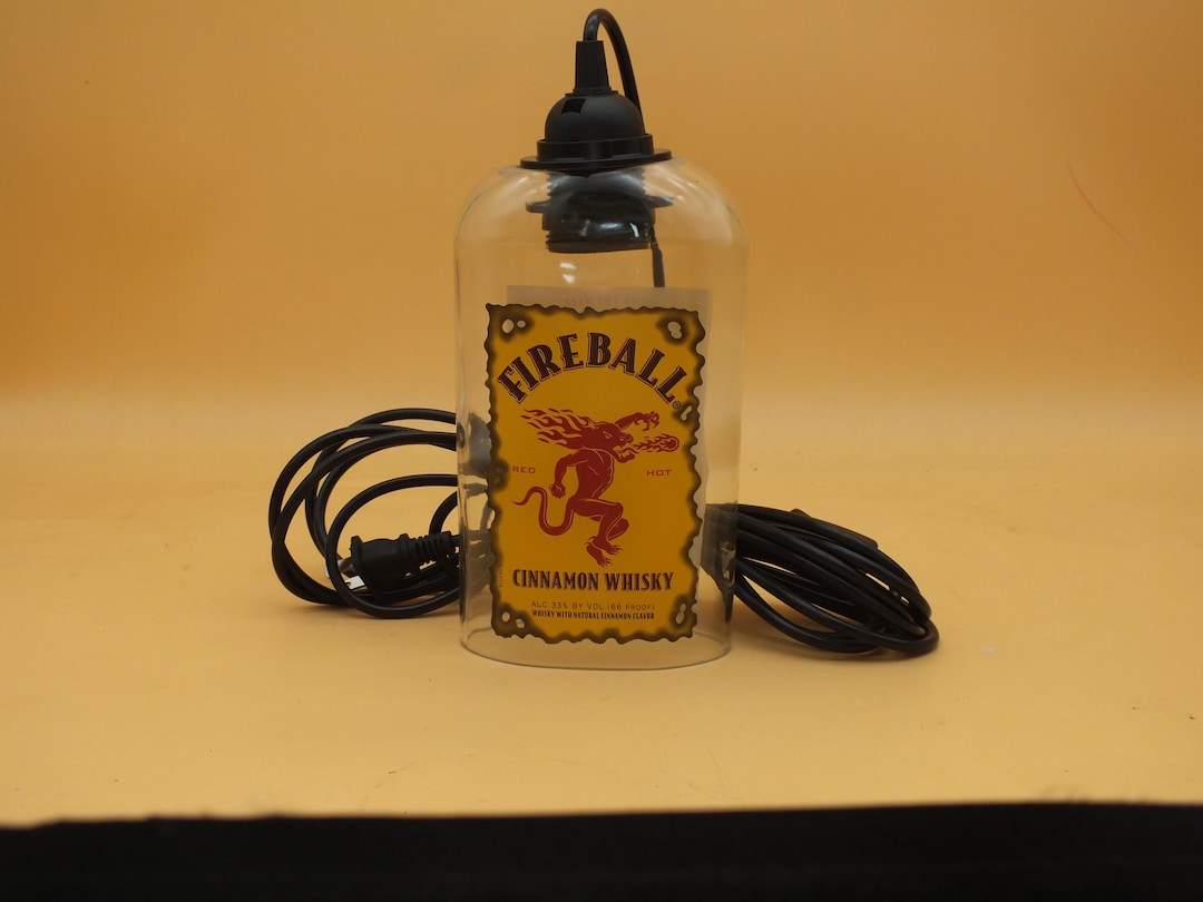Fireball Whisky Hanging Light, Lamp, Light Fixture, Frankfort KY, Cut ...