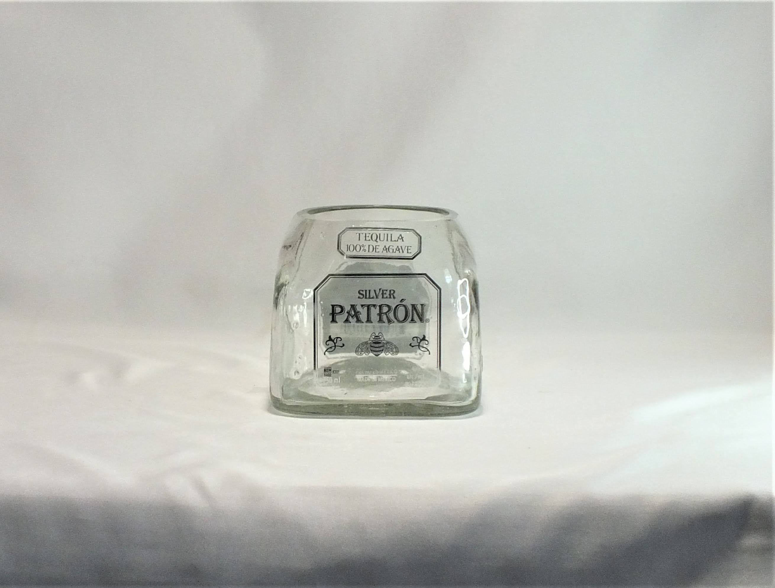 Upcycled 750ml Patron Tequila Glass, Liquor Bottle Drinking Glass - Etsy