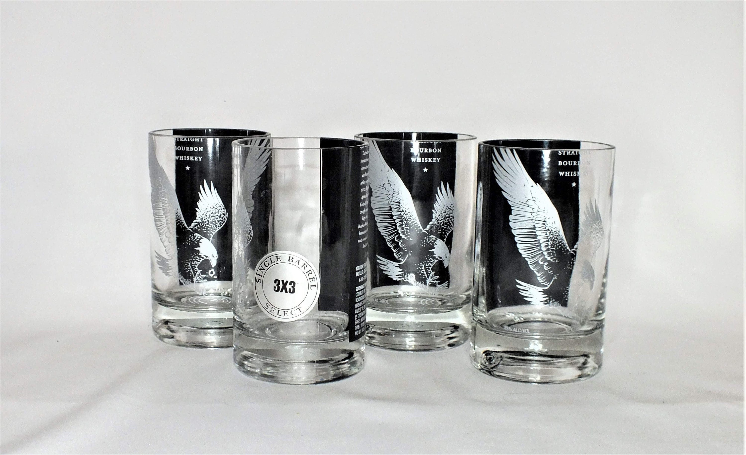 Whiskey Bourbon Rocks Glasses Made From Cut Liquor Bottle - Etsy