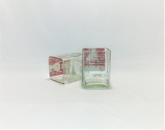 Beefeater Gin Glass London Gin Cut Liquor Bottle Drinking - Etsy