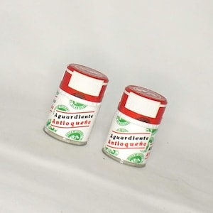 Aguardiente Shot Glass, Antioqueno Cut Bottle, Colombian Liquor ...