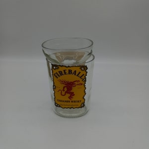 Fireball Cinnamon Whisky Candle, Scented Soy Wax, Choose Fragrance, Cut ...