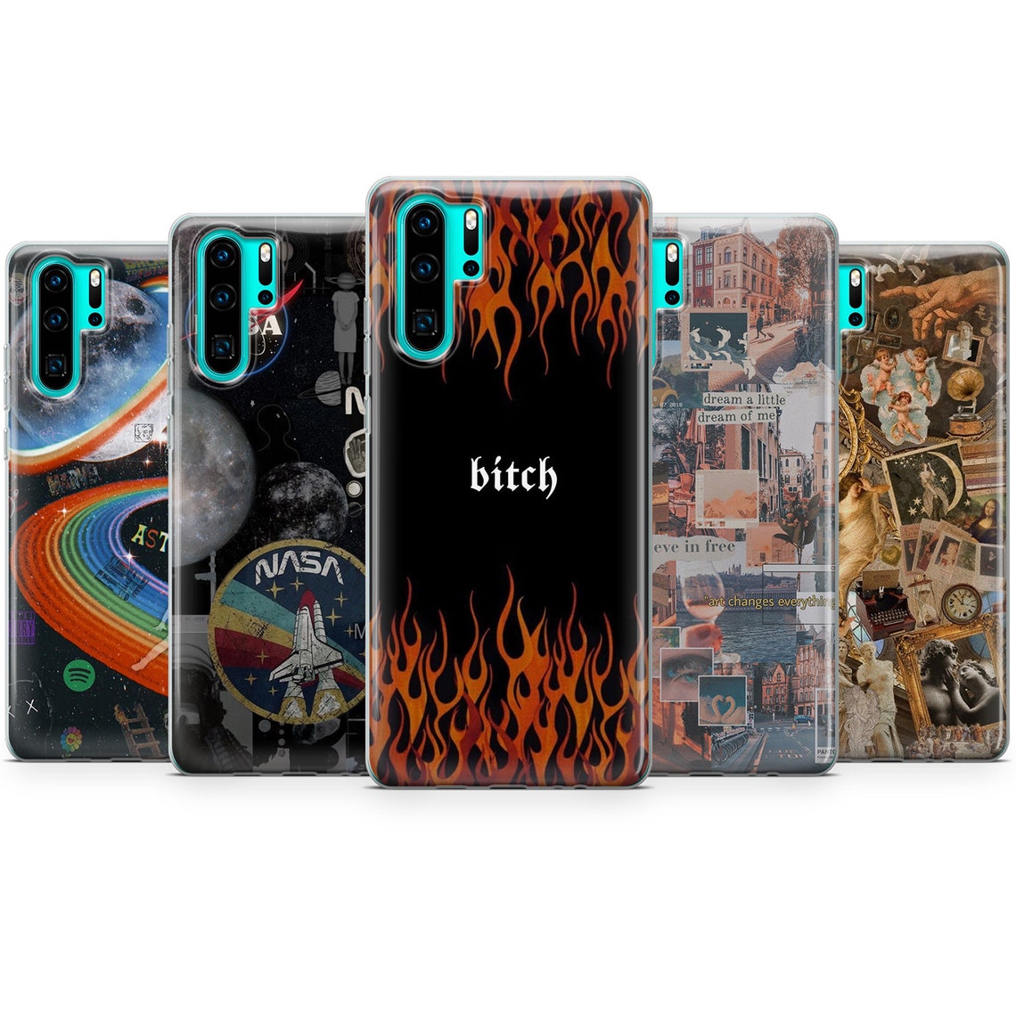 Stylish Phone Cases Collage, Cover for iPhone 7, 8, XR, 11, iPhone 12 ...