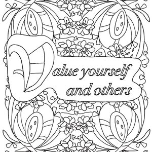 Growth Mindset Coloring Pages Printable Coloring Book for Kids, Teens ...
