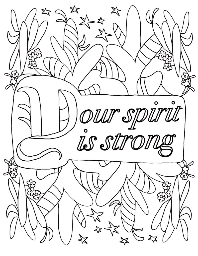 Growth Mindset Coloring Pages Printable Coloring Book for - Etsy