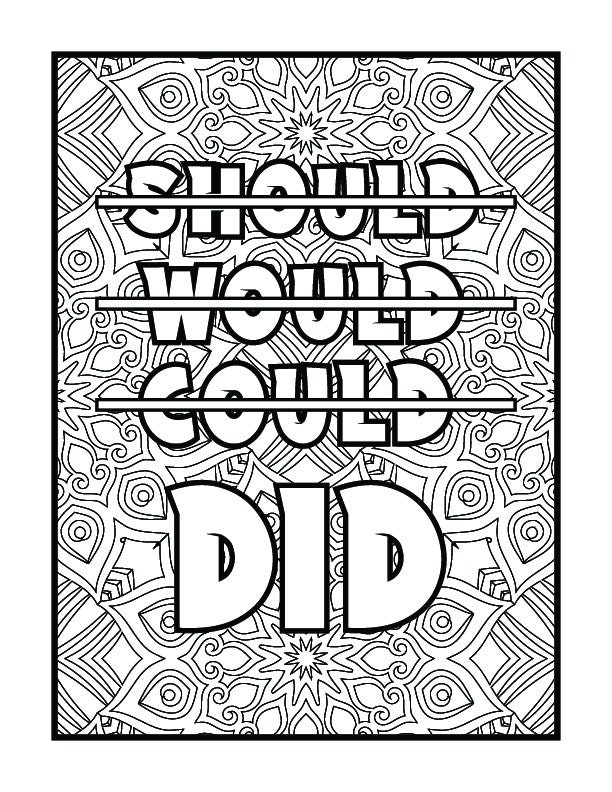 Motivational Coloring Pages for Adults Printable Coloring Pages ...