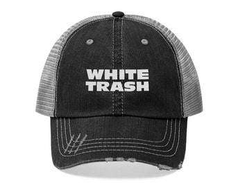 White Trash Hat | Etsy