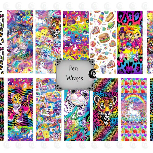 Lisa Frank Pen Wrap - Etsy