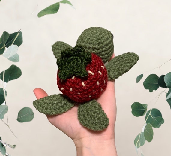 Strawberry Turtle Crochet Pattern | Etsy