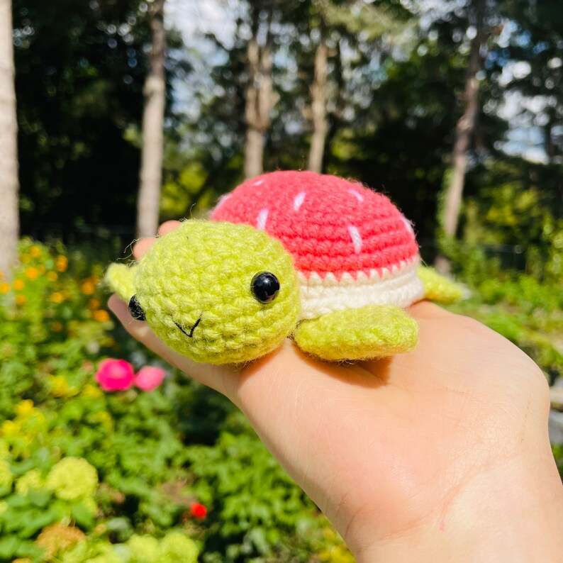 Watermelon Turtle Crochet Pattern - Etsy