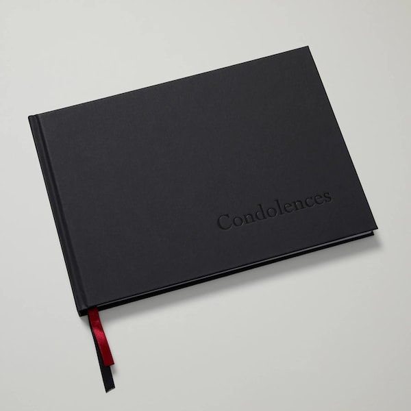 Condolence Book - Etsy