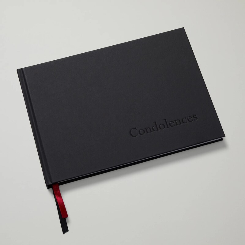Condolence Book - Etsy