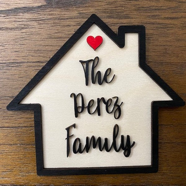 House Shaped Sign - Etsy