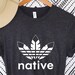 Native T-shirt, Native Feather Logo Shirt, Native Tee, Feather Logo ...