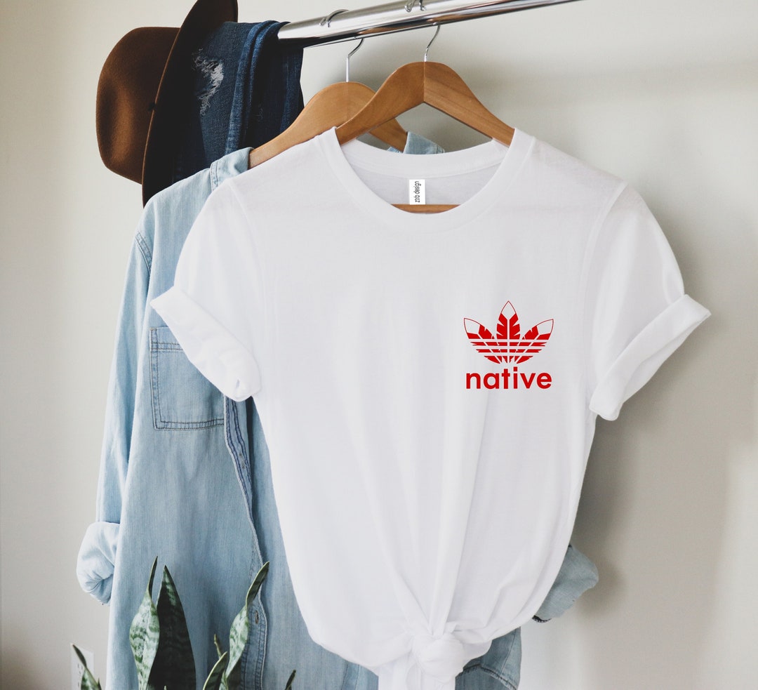 Native T-shirt, Native Feather Logo Shirt, Native Tee, Feather Logo ...