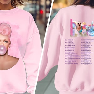 Pnk Pink Singer Summer Carnival 2024 Tour Sweatshirt,pink Fan Lovers ...