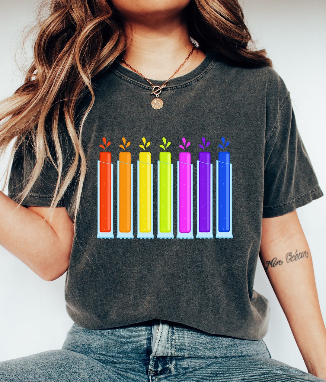 LGBTQIA Pride Ice Pops Shirt, Pride Month Gift, Gay Pride Rainbow T ...