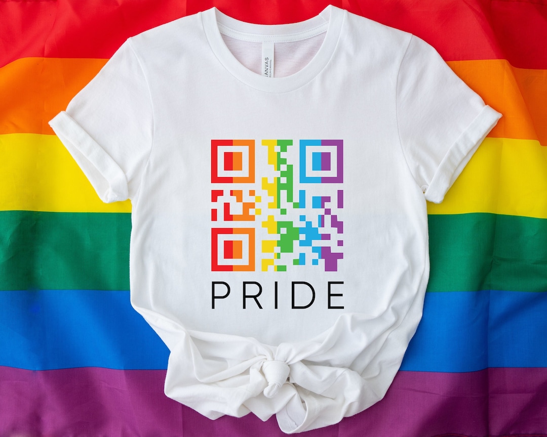 Peace Qr Code Shirt,funny LGBT Shirt,lgbtq Shirt,gift Gay Lesbian Shirt ...