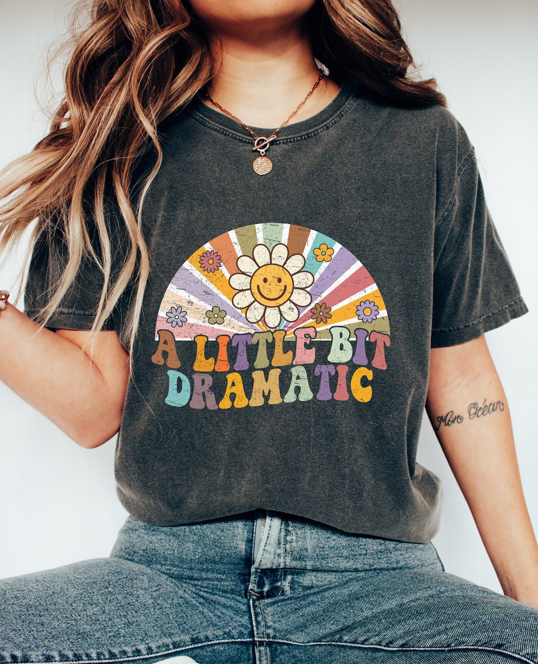 A Little Bit Dramatic Shirt,funny Slogan Shirt,best Friend Gifts,roe V ...