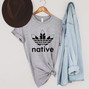 Native T-shirt, Native Feather Logo Shirt, Native Tee, Feather Logo ...
