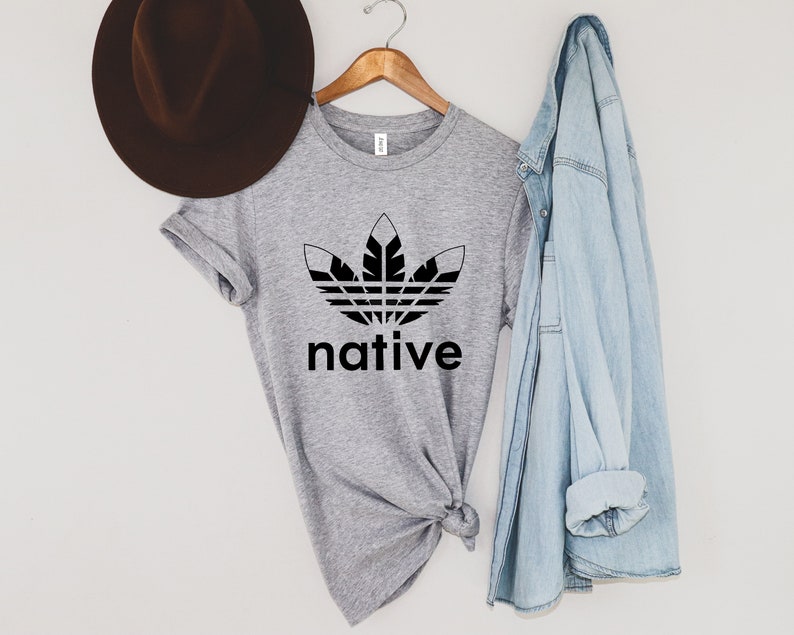 Native T-shirt, Native Feather Logo Shirt, Native Tee, Feather Logo ...