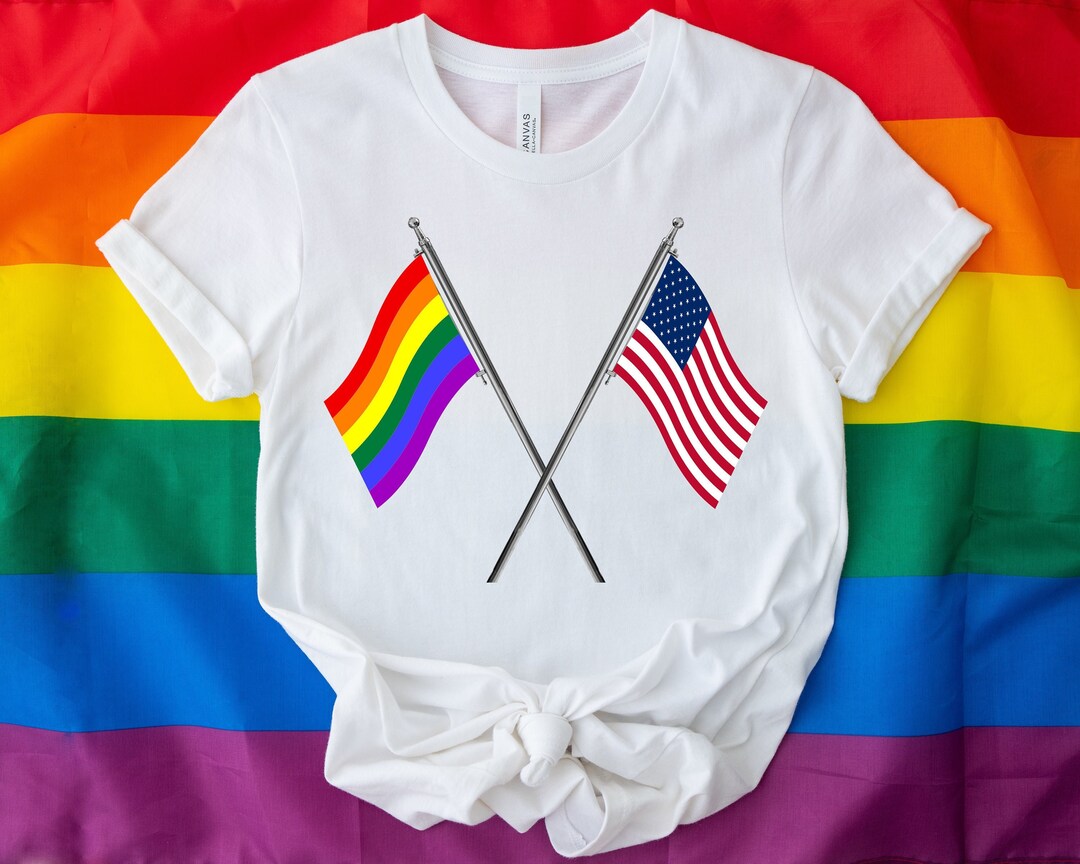 LGBT Shirt, Pride Flag Shirt, LGBT Flag Shirt, Bisexual Shirt, LGBT ...