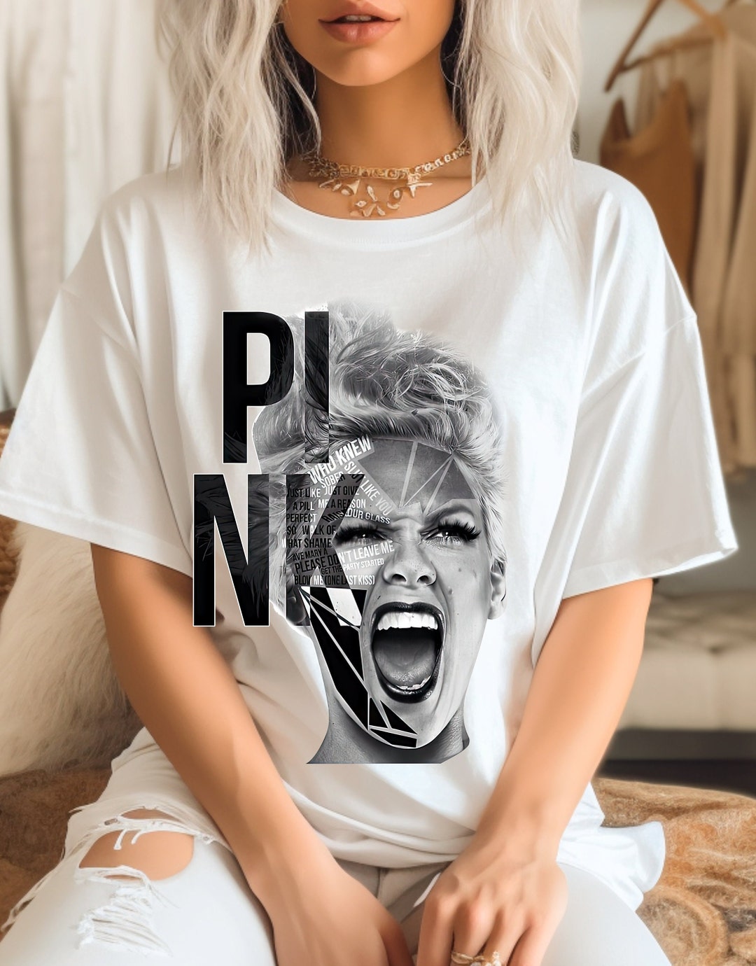 Pnk Pink Singer Summer Carnival 2024 Tour Shirt,pink Fan Lovers Shirt ...