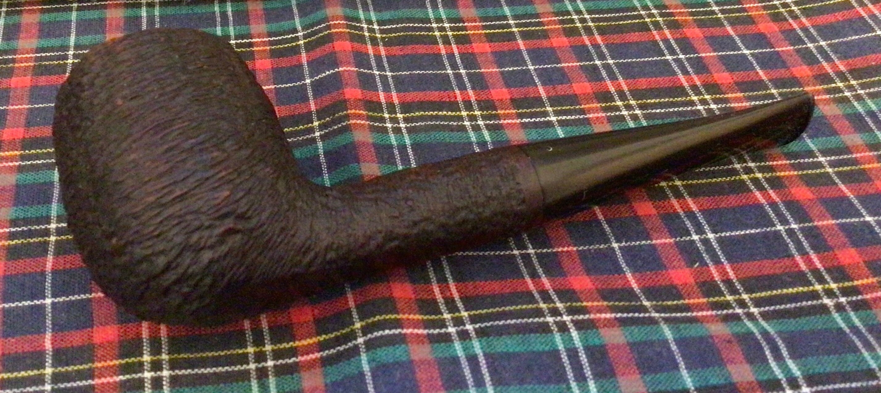 Vintage, Restored, Schicklers Classic, Rusticated, Billiard Shaped Pipe ...