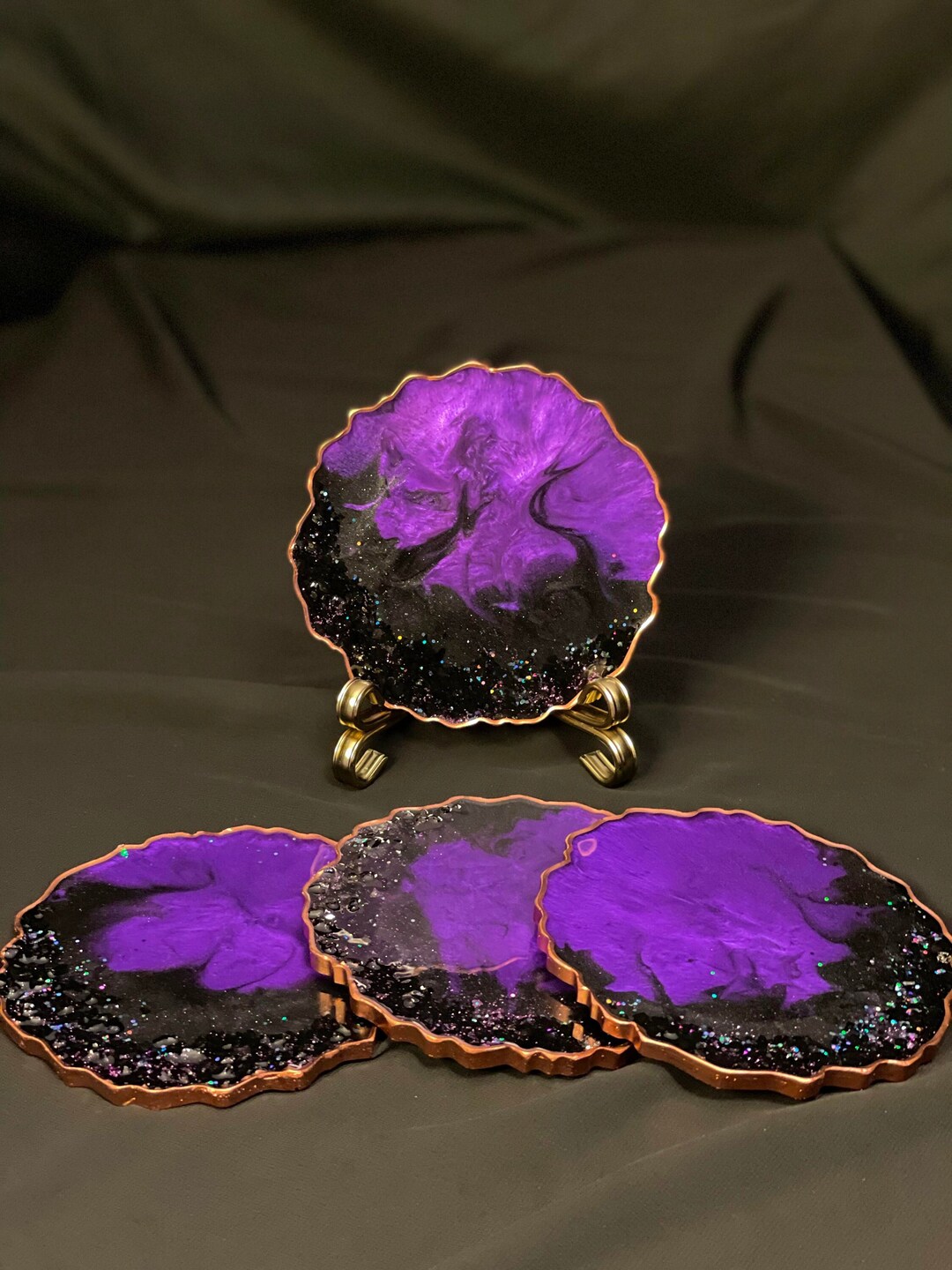 DARK HEROES: SUSANO'O (purple and Black Anime Inspired Epoxy Resin ...