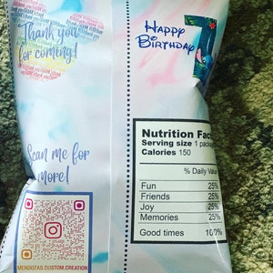 Stitch & Angel Chip Bag - Etsy