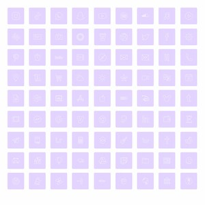 600+ Purple Minimalistic App Icon Pack | IOS 14 | Purple Minimalistic ...
