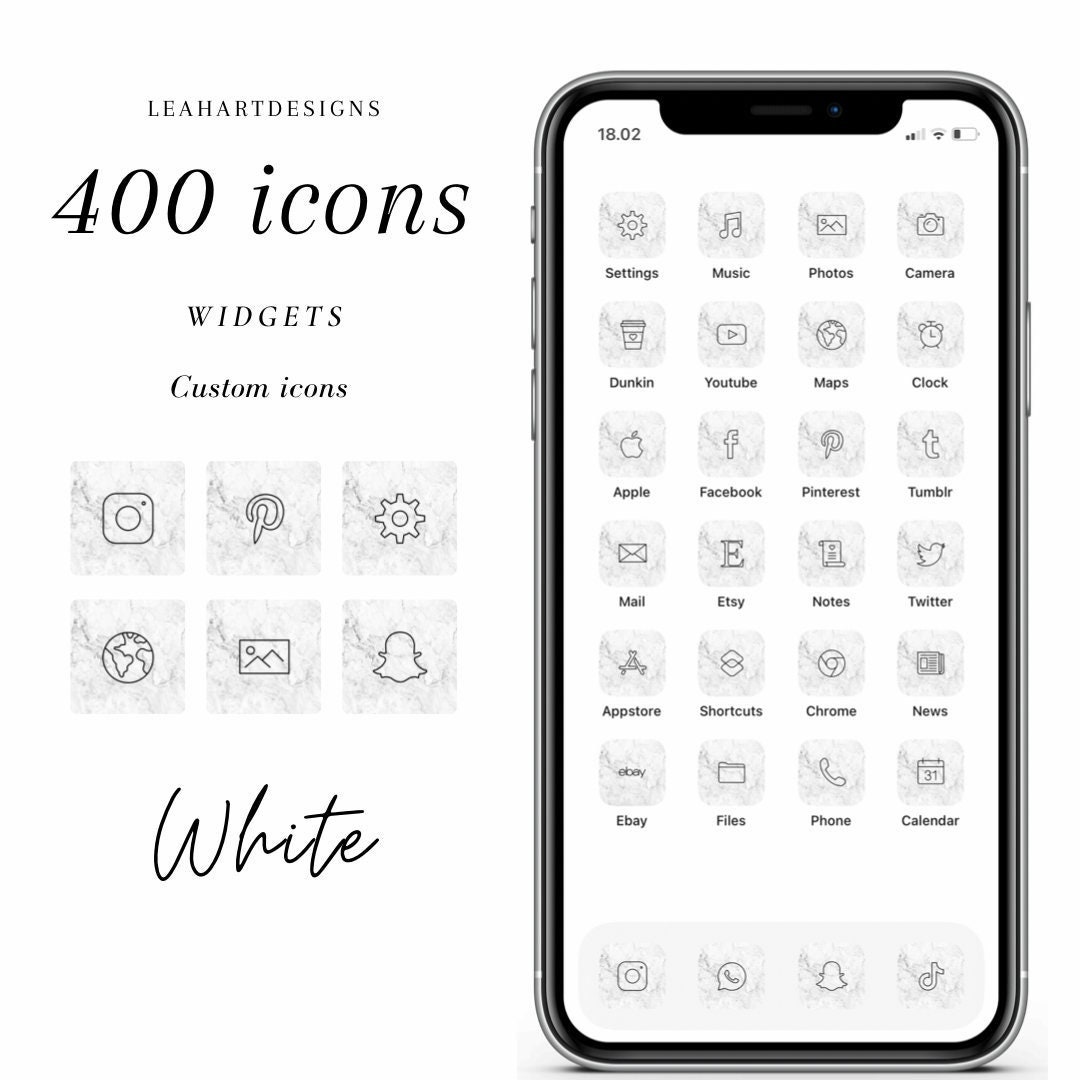 400+ Minimalistic Marble App Icons | Aesthetic Homescreen | Icon Covers ...