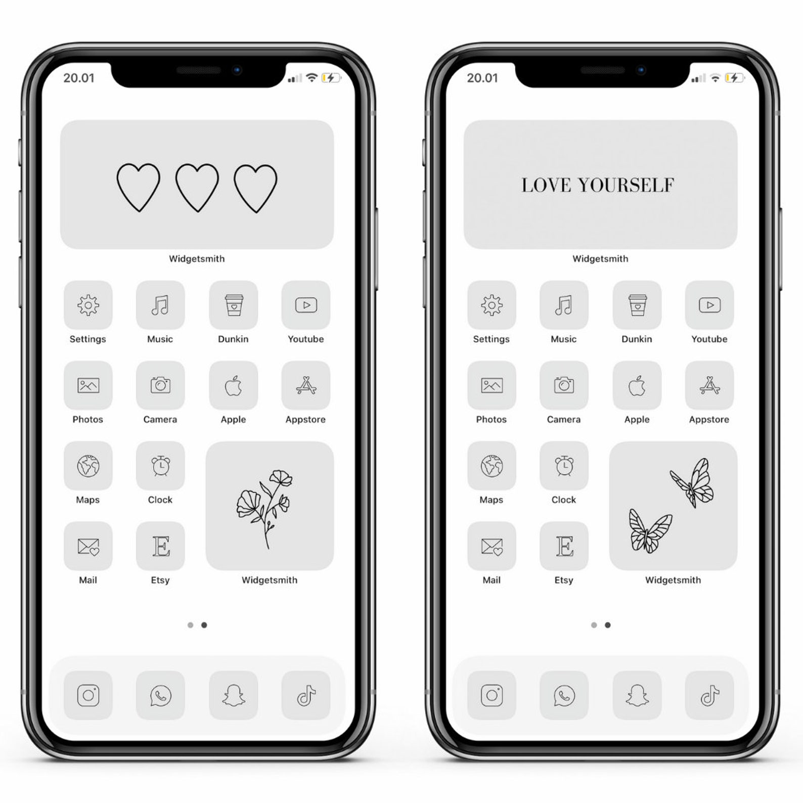 900+ Light Gray Minimalistic App Icon Pack | IOS 14 | Light Gray ...