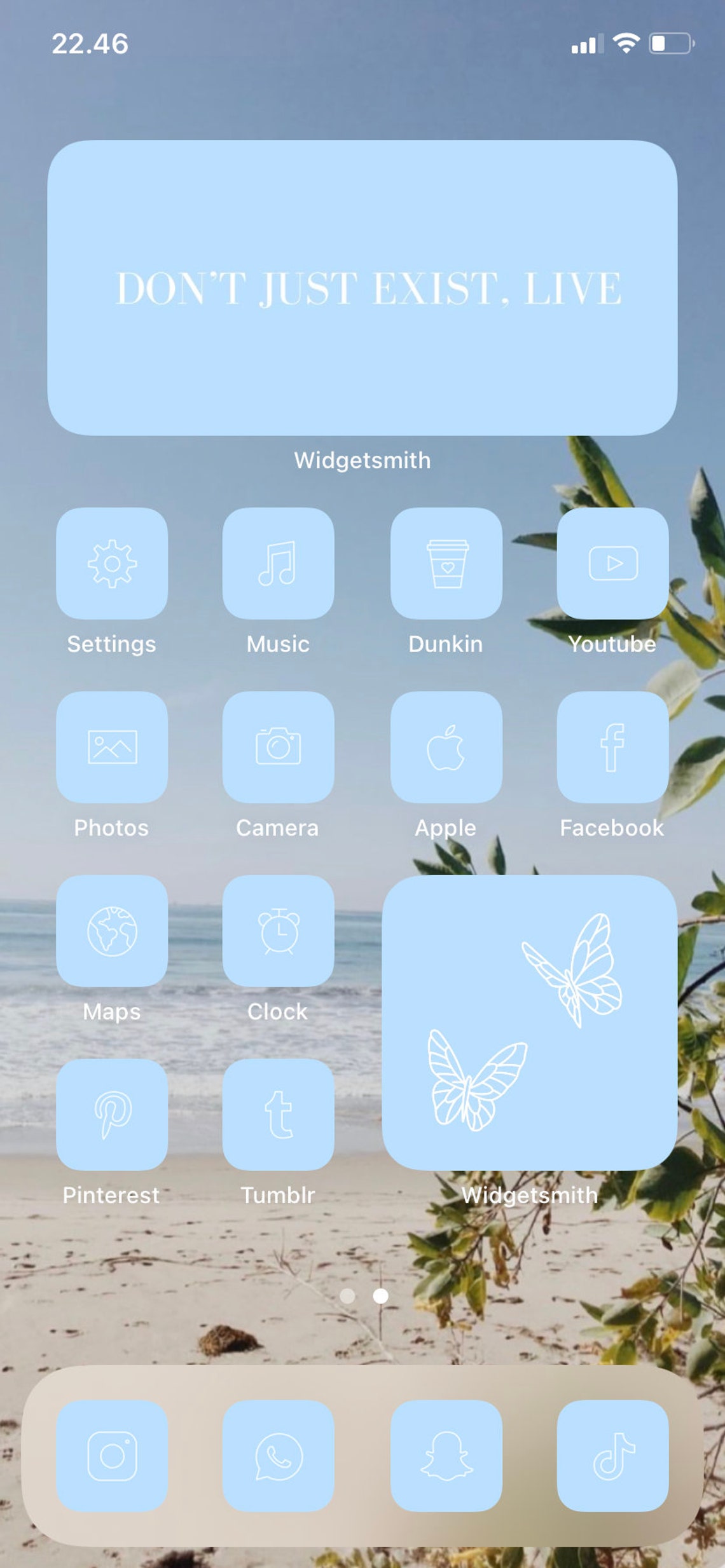 600+ Blue Minimalistic App Icon Pack | IOS 14 | Blue Minimalistic ...
