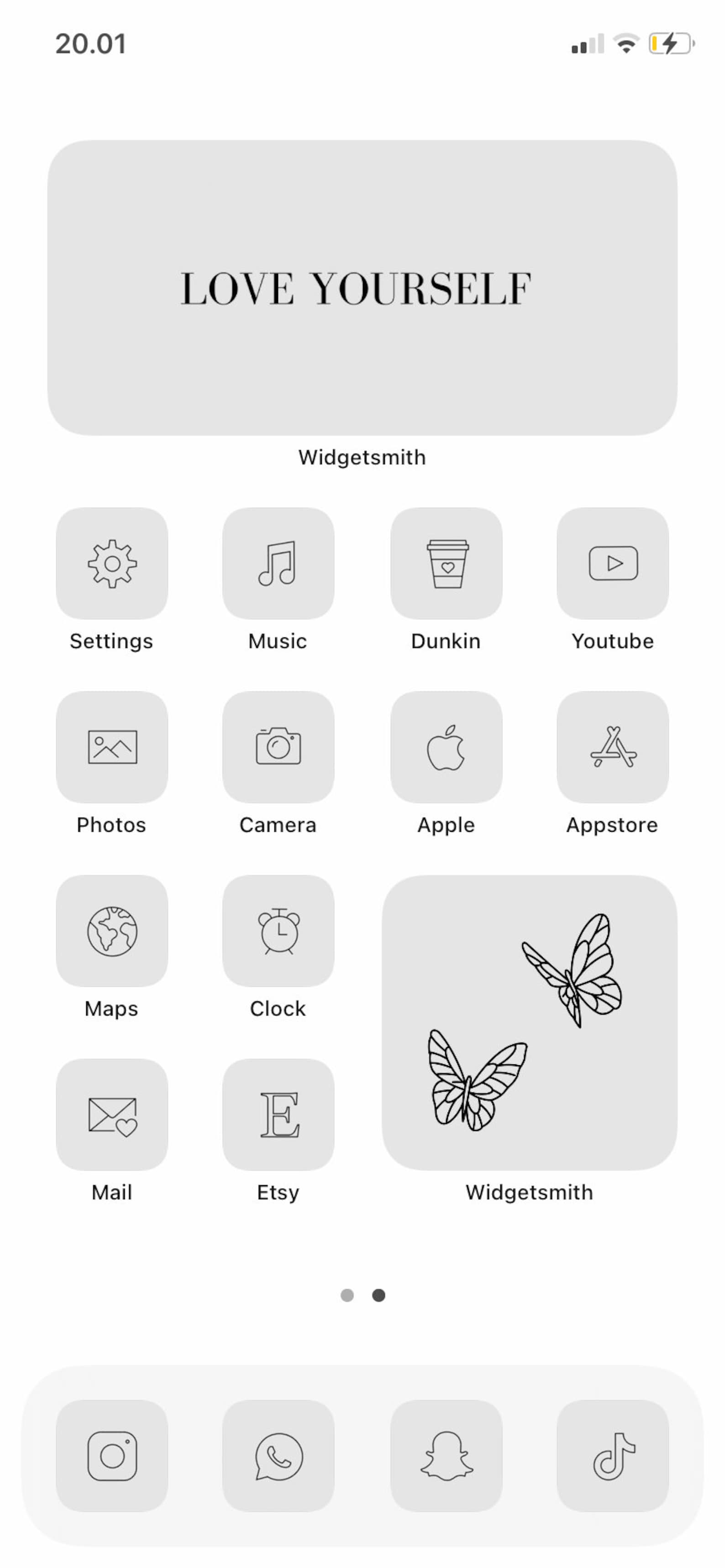 900 Light Gray Minimalistic App Icon Pack IOS 14 Light Gray ...
