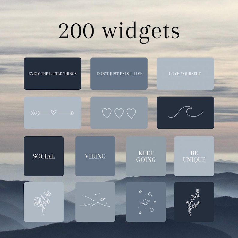 1000+ Minimalistic Blue Themed App Icons | Aesthetic Homescreen | Icon ...