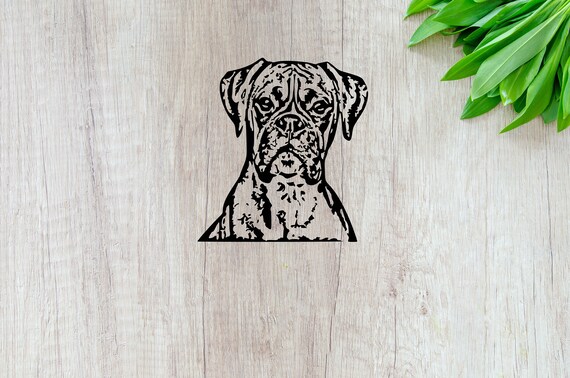 Boxer SVG Digital Download file Personal Use Only | Etsy