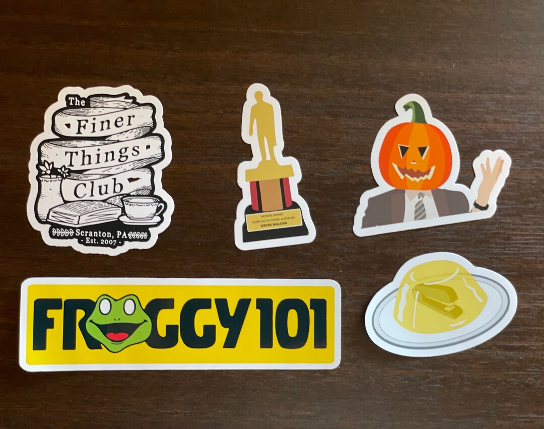The Office Vinyl Sticker Water Bottle Stickers Coffee Mug - Etsy