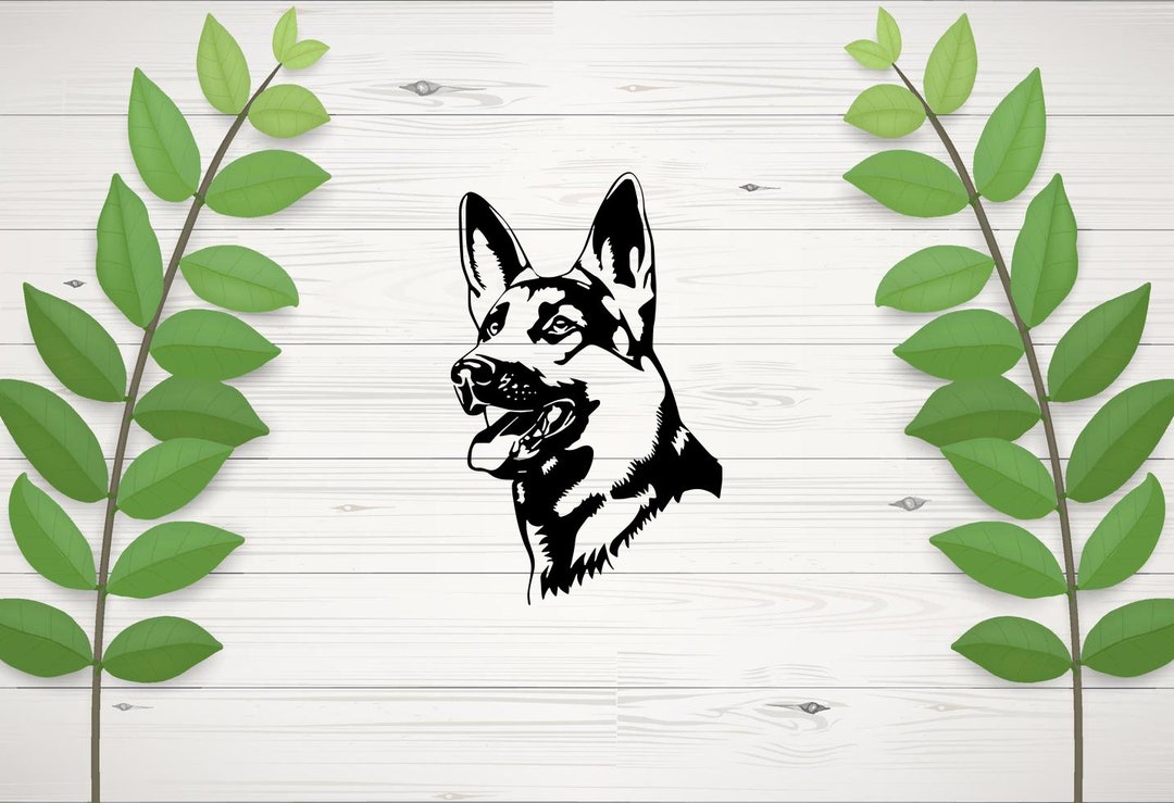 German Shepard SVG Digital Download File (personal Use Only) - Etsy