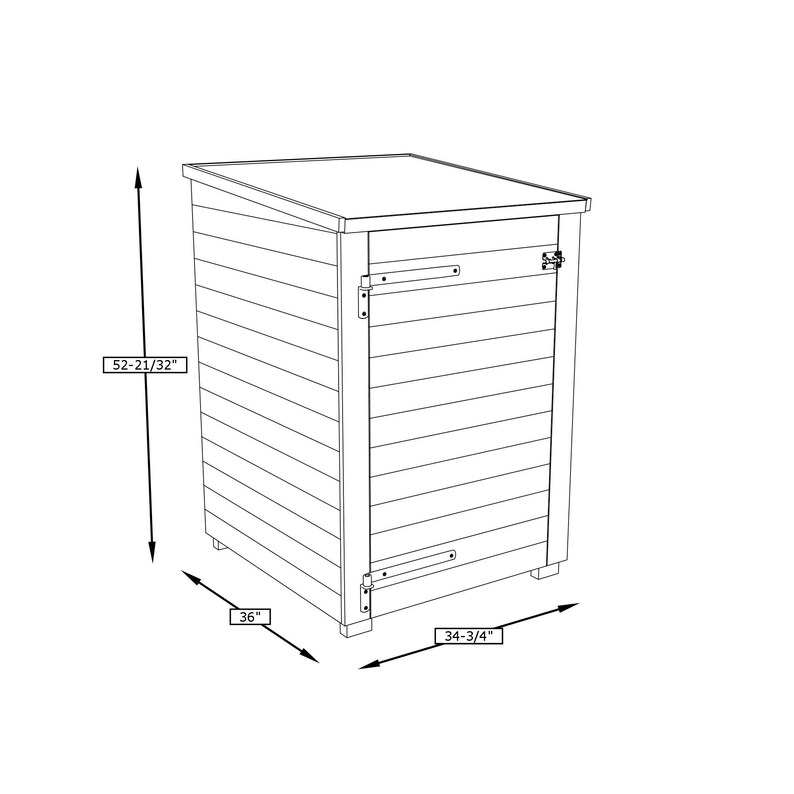 DIY Garden Storage Cabinet Plan: Beginner-friendly Shed Blueprints (PDF ...
