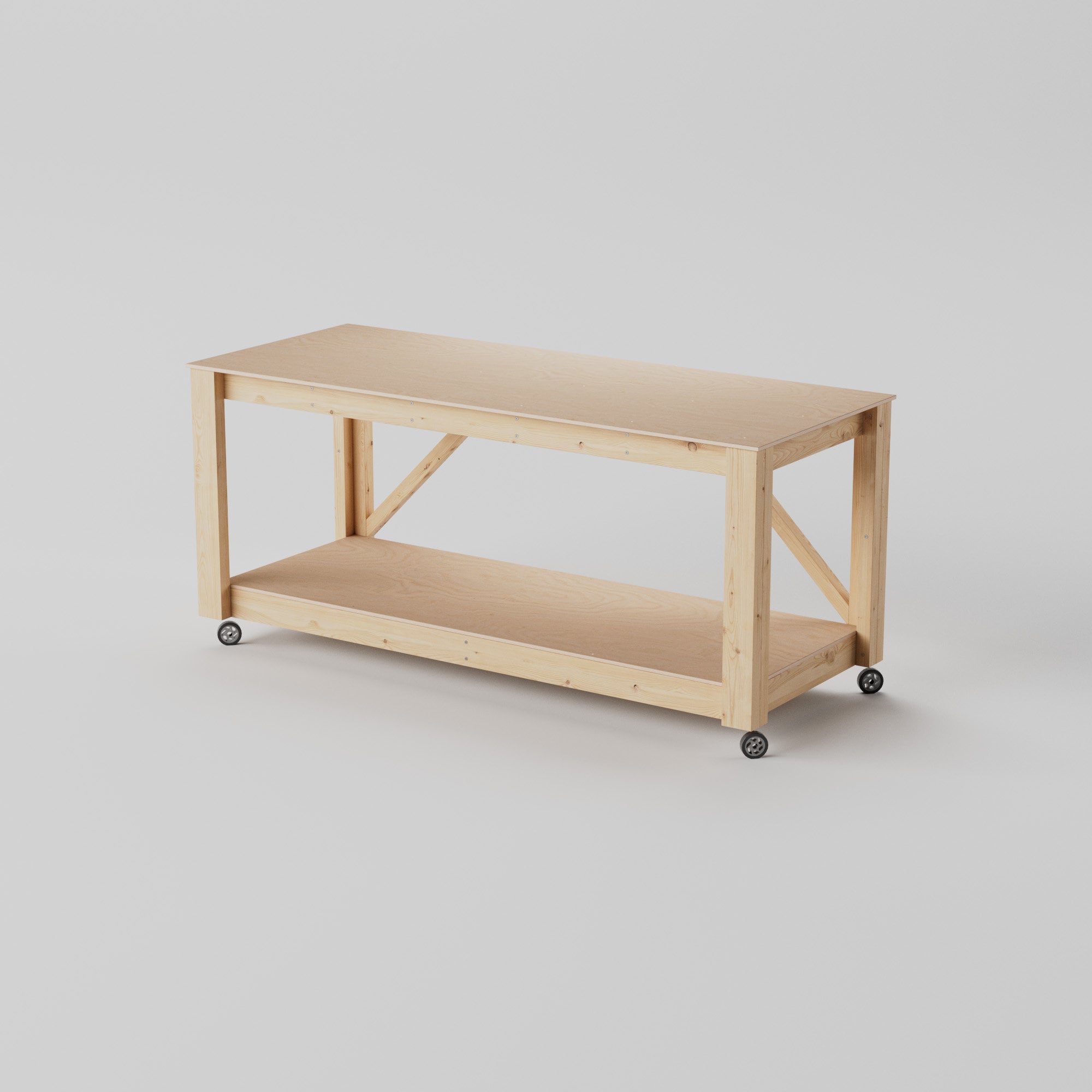 Large Workbench, DIY Plan, Pdf Download, Beginner-friendly, Blueprints ...