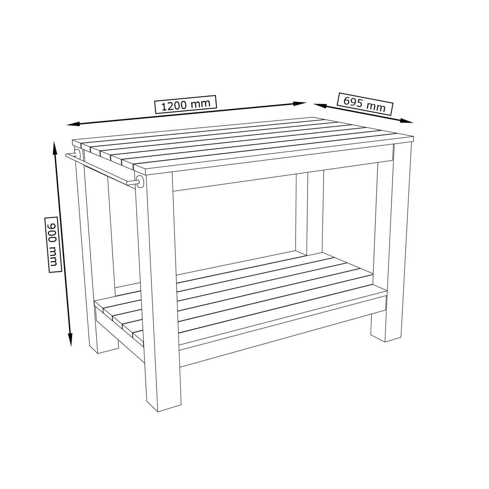DIY Outdoor Kitchen Island Plan: Beginner-friendly Blueprints (PDF ...